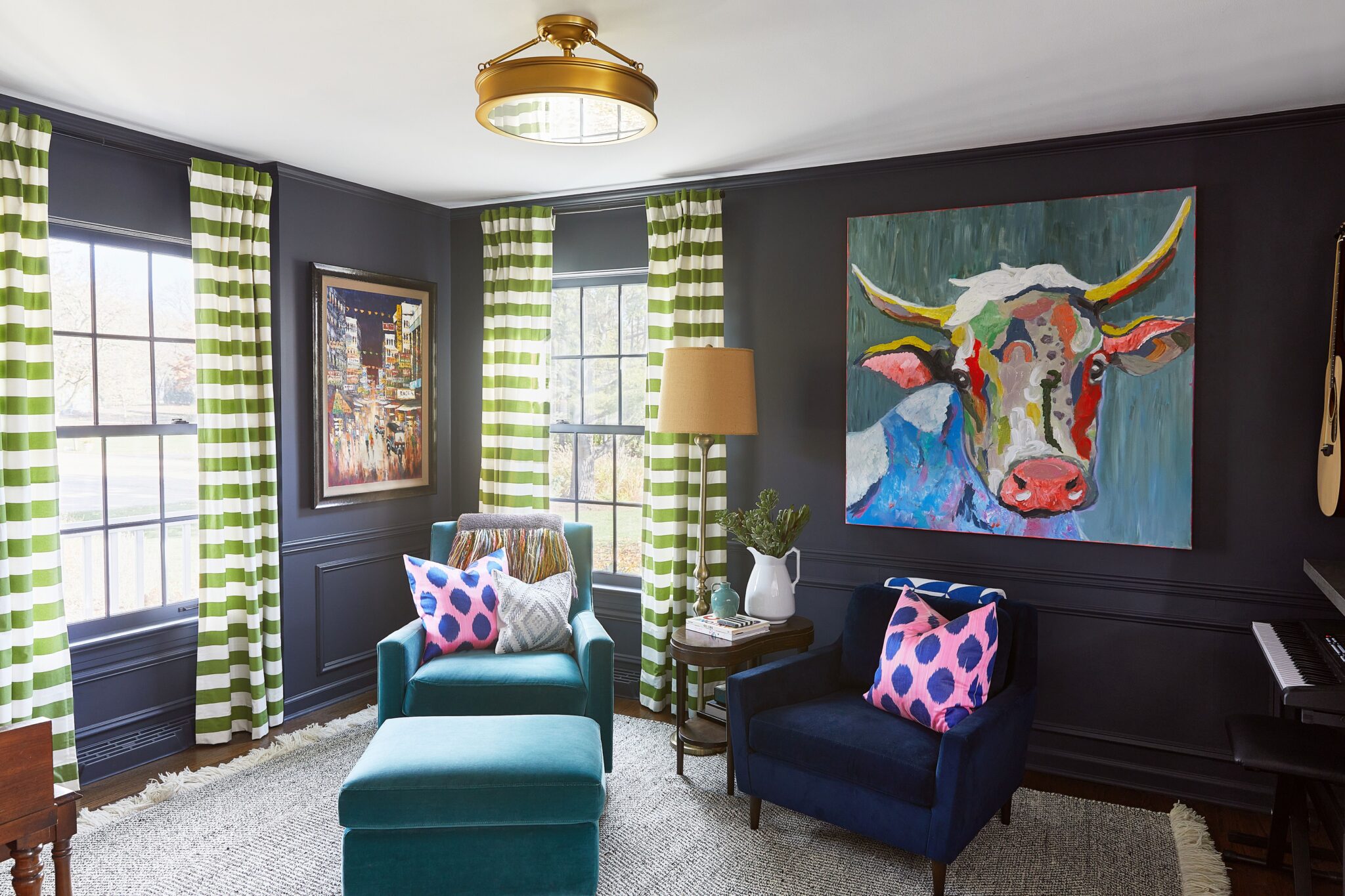 Beyond Neutrals: Choosing Bold Interior Paint Colors for 2025 - mmdh.studio